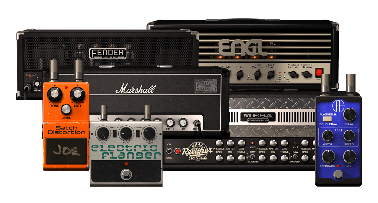 AmpliTube 5 amp simulation and guitar gear modeling software