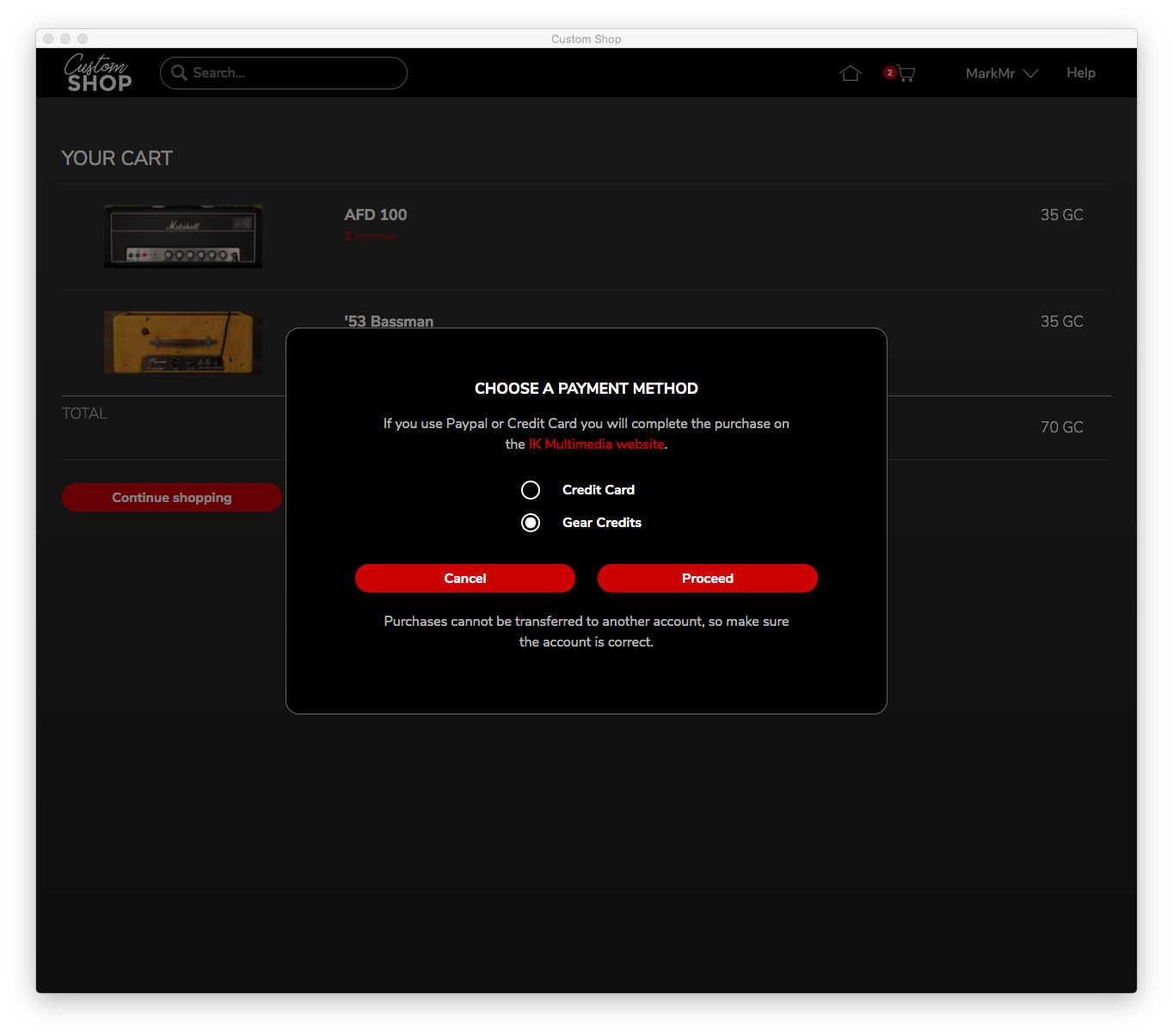 AmpliTube 5 CS amp simulation and guitar gear modeling software