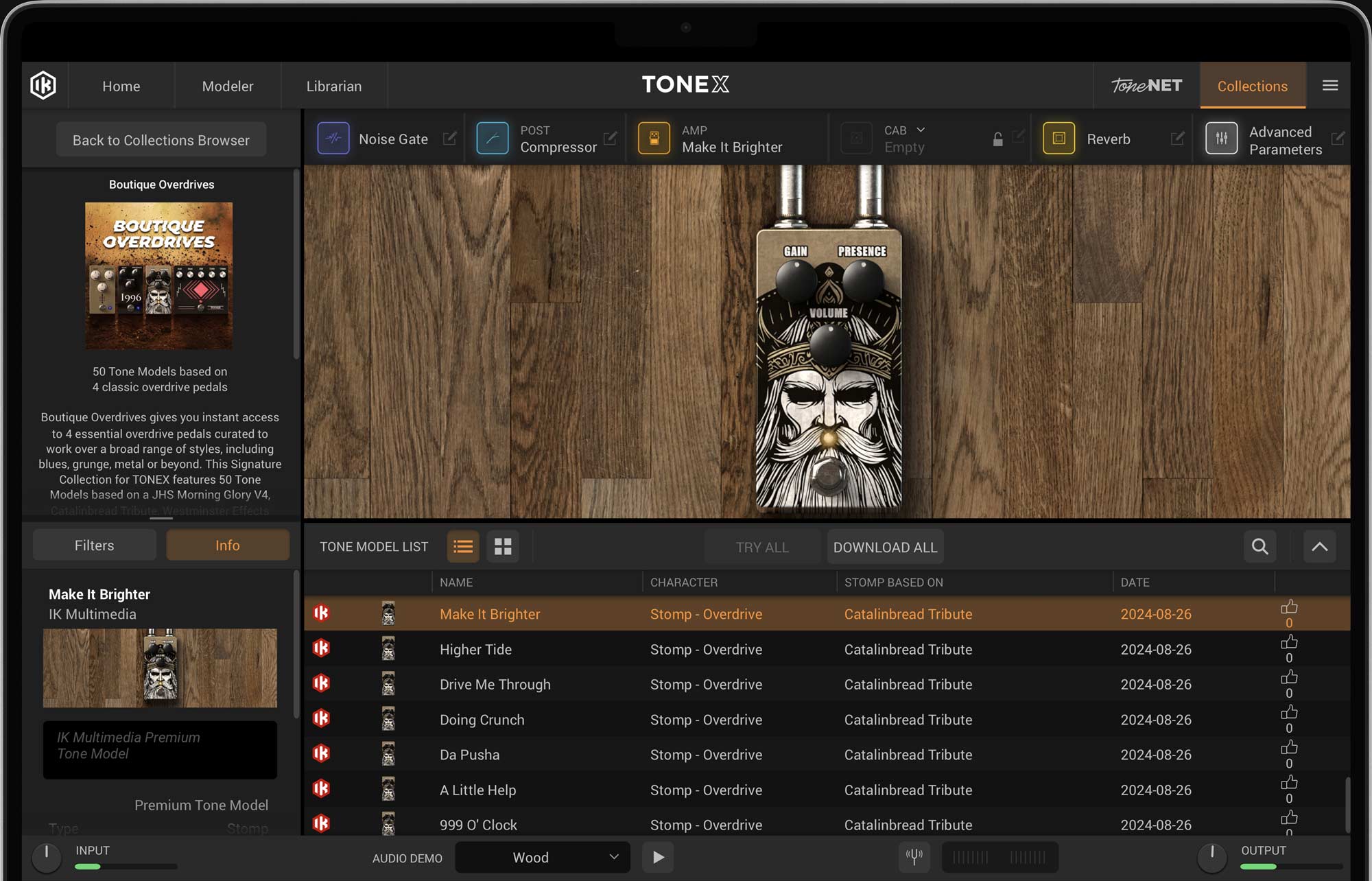 TONEX Boutique Overdrives Signature Collection