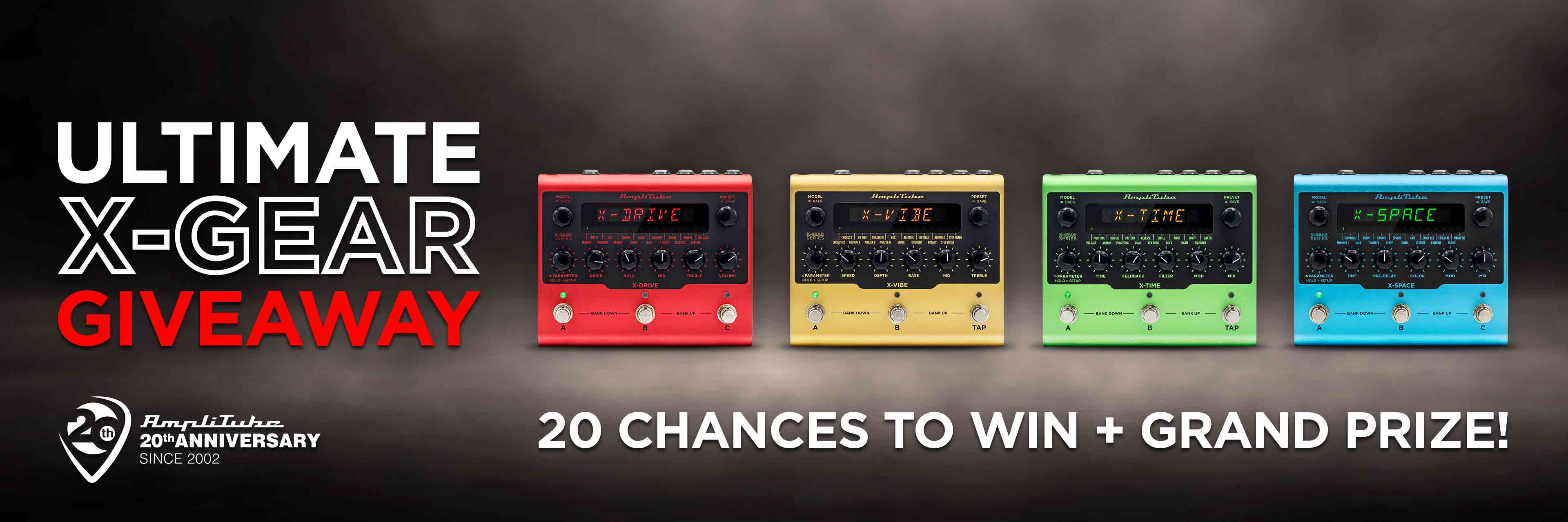 AmpliTube X-GEAR pedals - Bring perfect studio guitar sound onstage